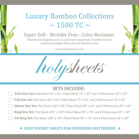 Bamboo Sheets for Sale | Holy Sheets USA